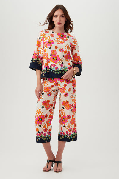 SPRIG BORDER TOP – Trina Turk