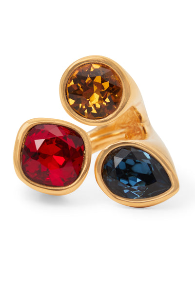 KJL GLD/DARK GEM CLUSTER RING – Trina Turk