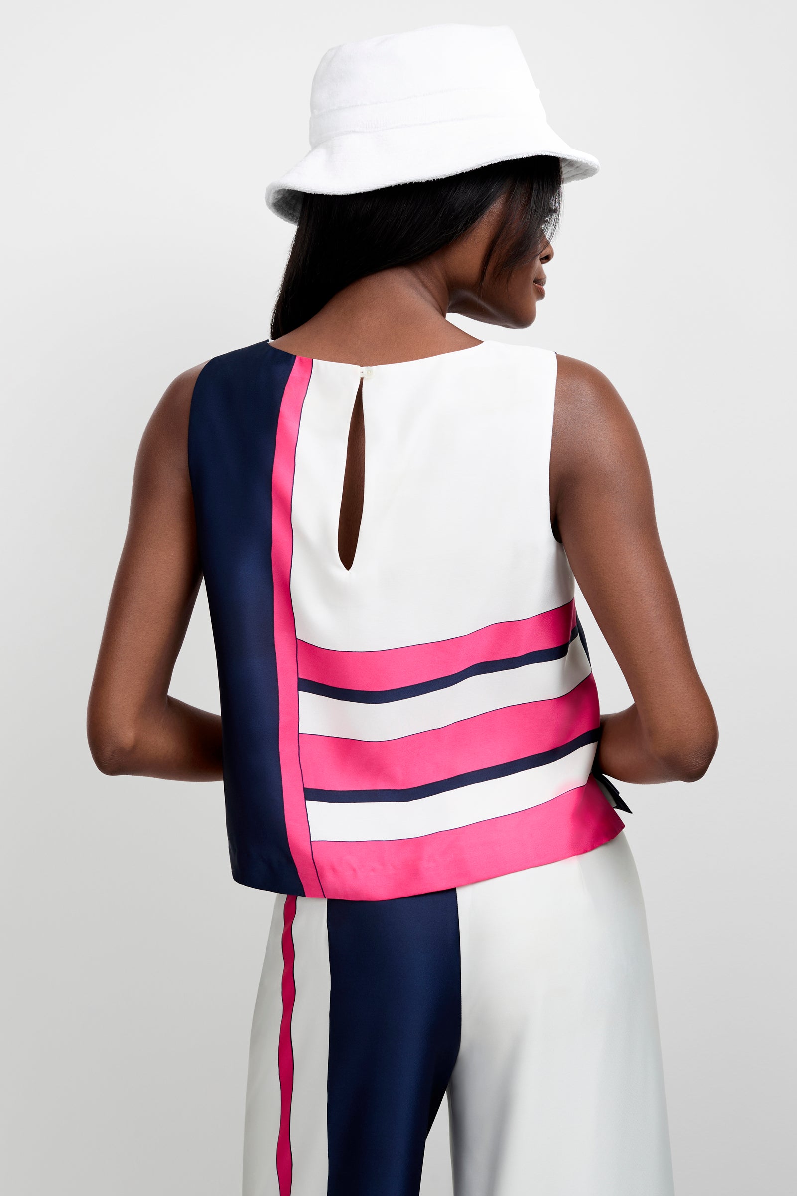 Cadorna Linee Sleeveless Top