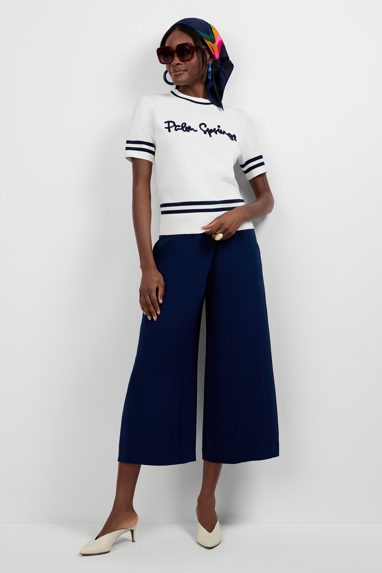 Conchetta Wide-Leg Pants